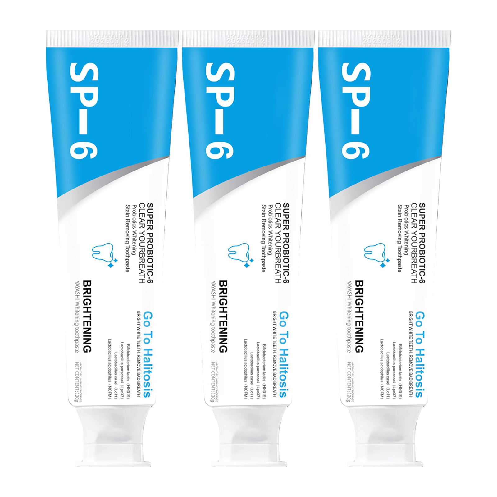 Teeth Whitening Enamel Protection On-The-Go White Toothpaste Sp 6 ...