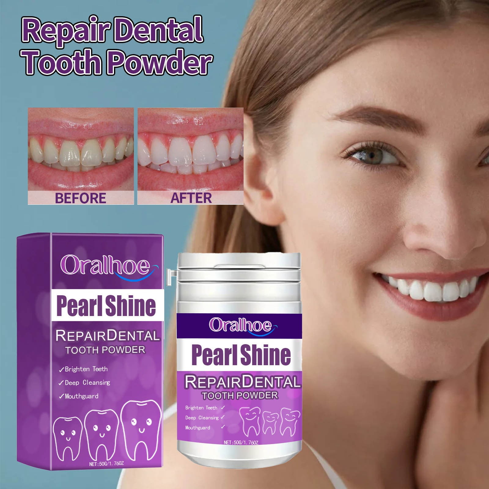 Teeth Whitening Powder, Teeth Whitening Powder, Teeth Whitening For ...