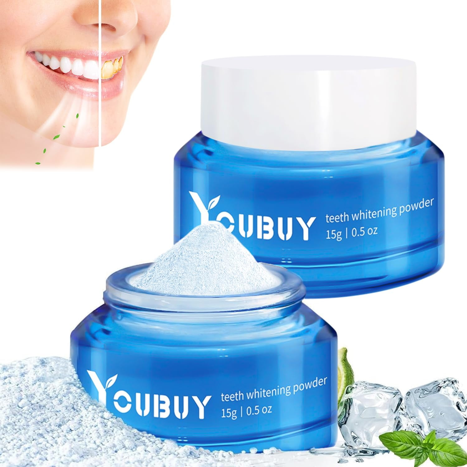 Teeth Whitening Powder, Natural RRF12 Teeth Whitener, Teeth Whitening ...