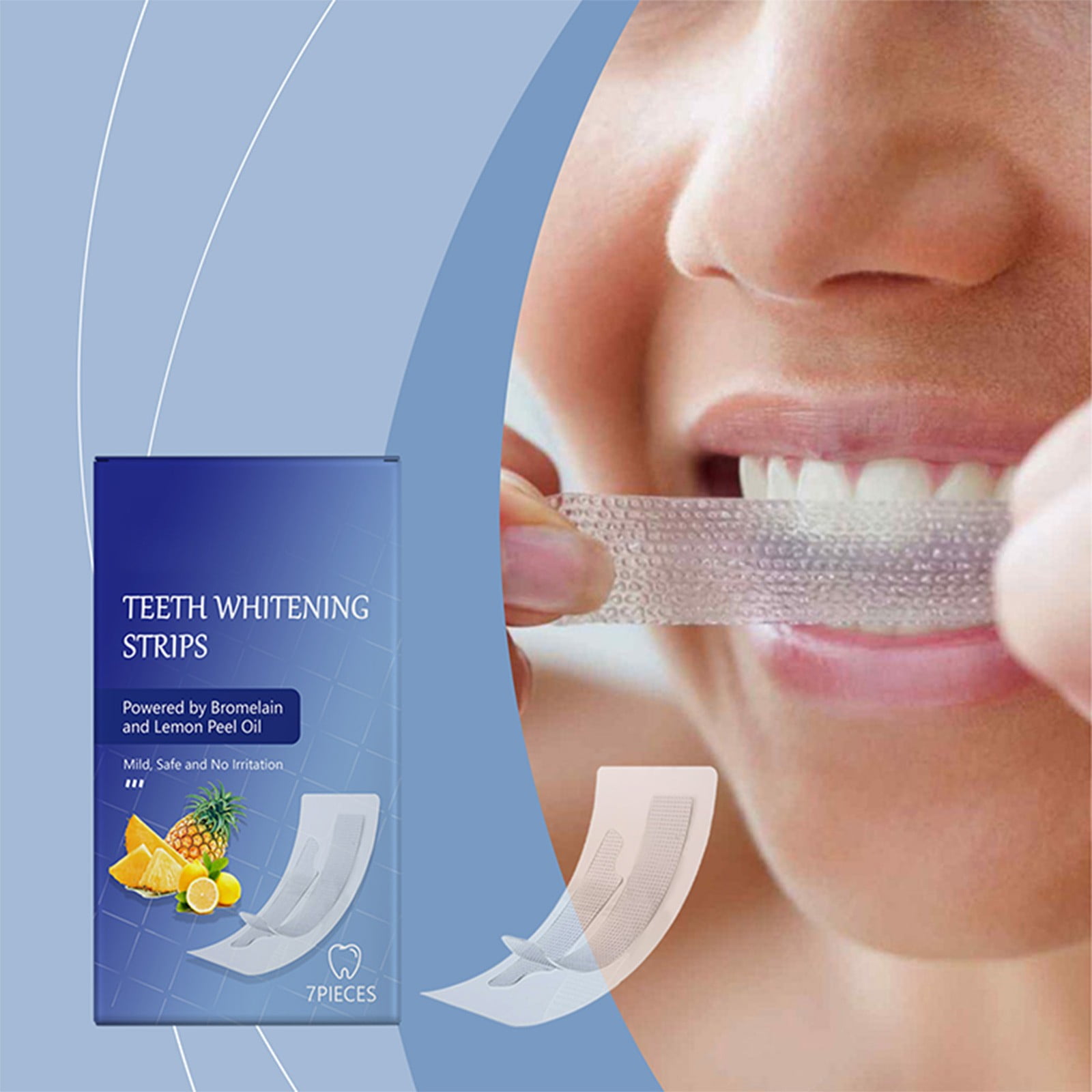 Teeth Whitening Strips Clean Teeth and Remove Odor From The Mouth ...