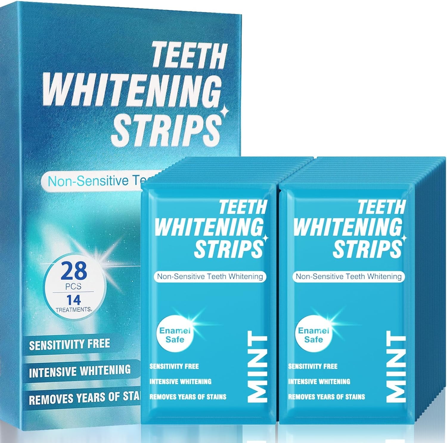 Teeth Whitening Strips for Tooth White: 28 Strips Teeth Whitening Kit ...