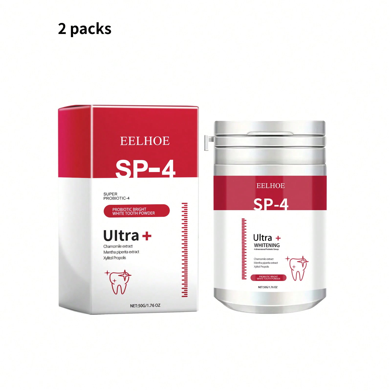 Teeth Whitening Tooth Powder 50G SP-4 Probiotics Whitening Toothpaste ...