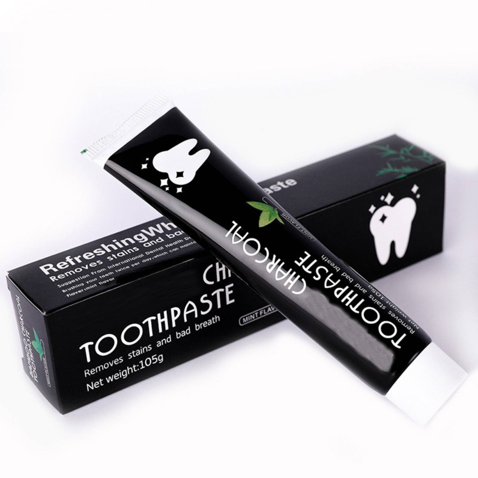Teeth Whitening Toothpaste Activated Charcoal Toothpaste, Black ...