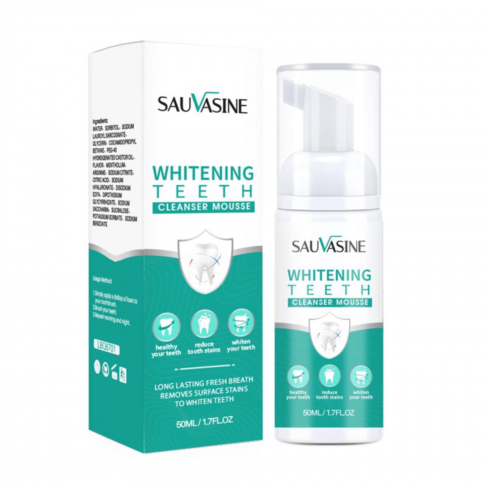 Teeth Whitening Toothpaste, Baking Soda Toothpaste, Foam Whitening ...