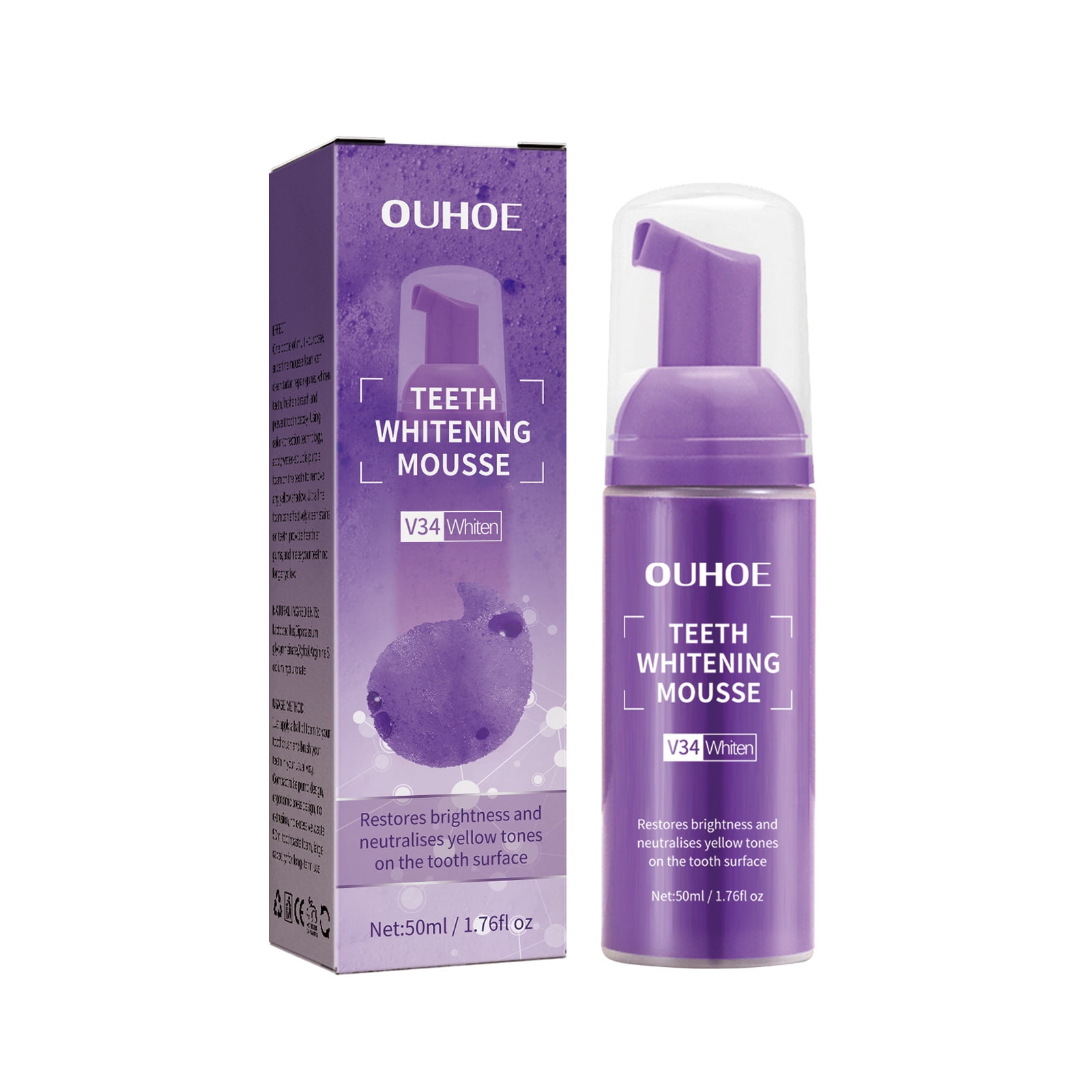 Teeth Whitening Toothpaste, Foam Toothpaste Tooth Paste Tooth Mousse ...