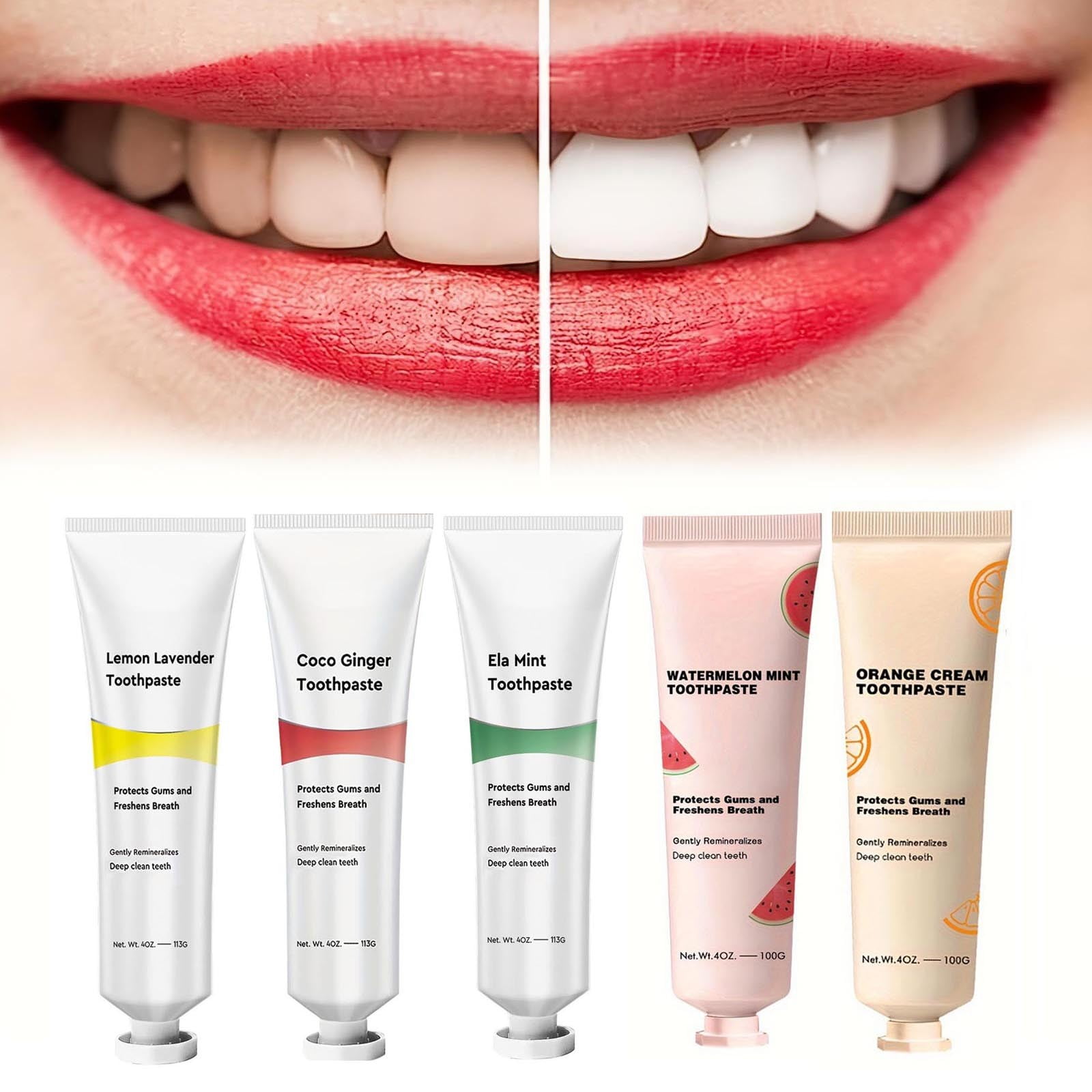 Teeth Whitening Toothpaste | Gingival Cleaning & Enamel Protection ...