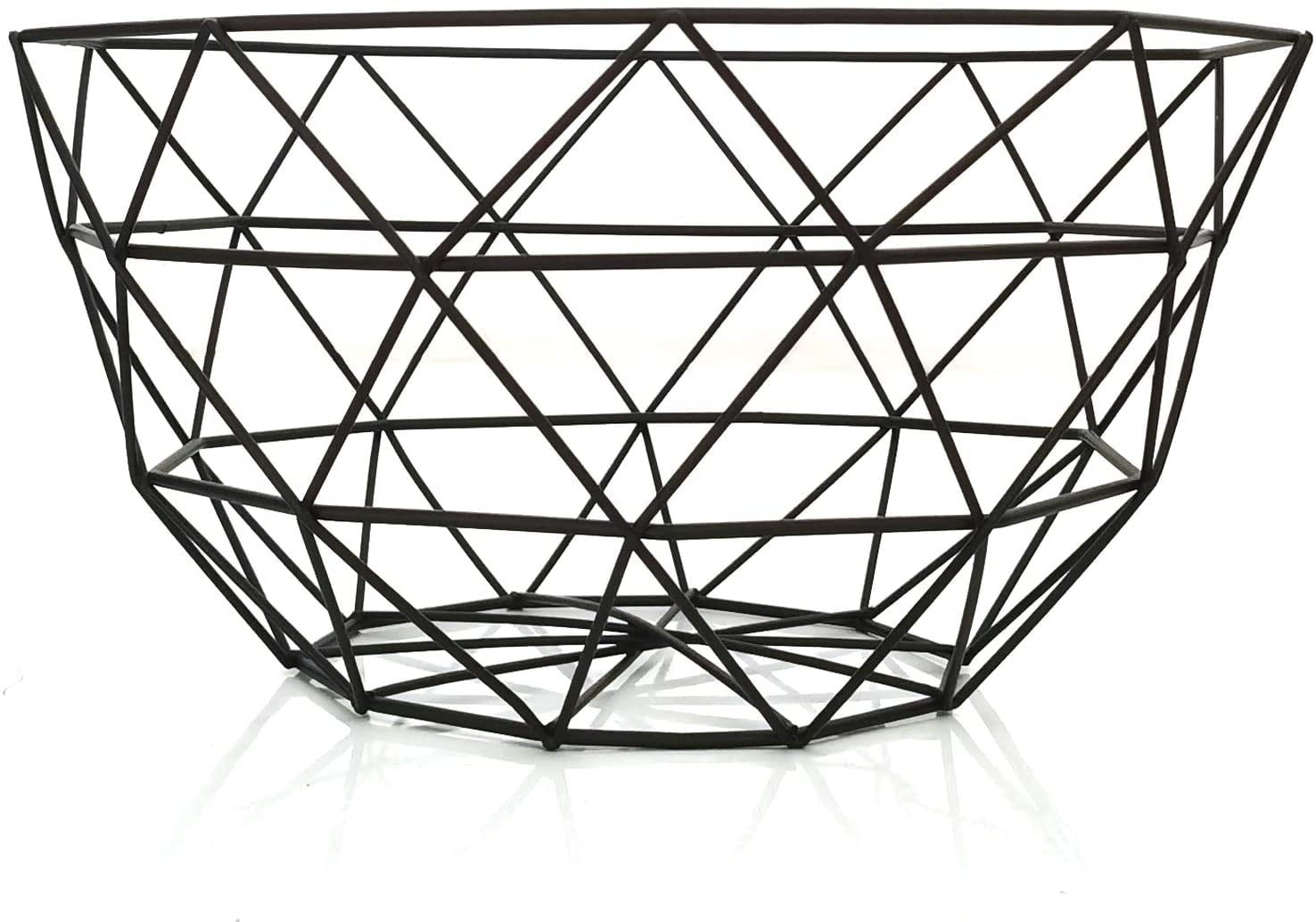 Teetookea Metal Wire Fruit Basket, Creative Mesh Fruit Bowl, Round ...
