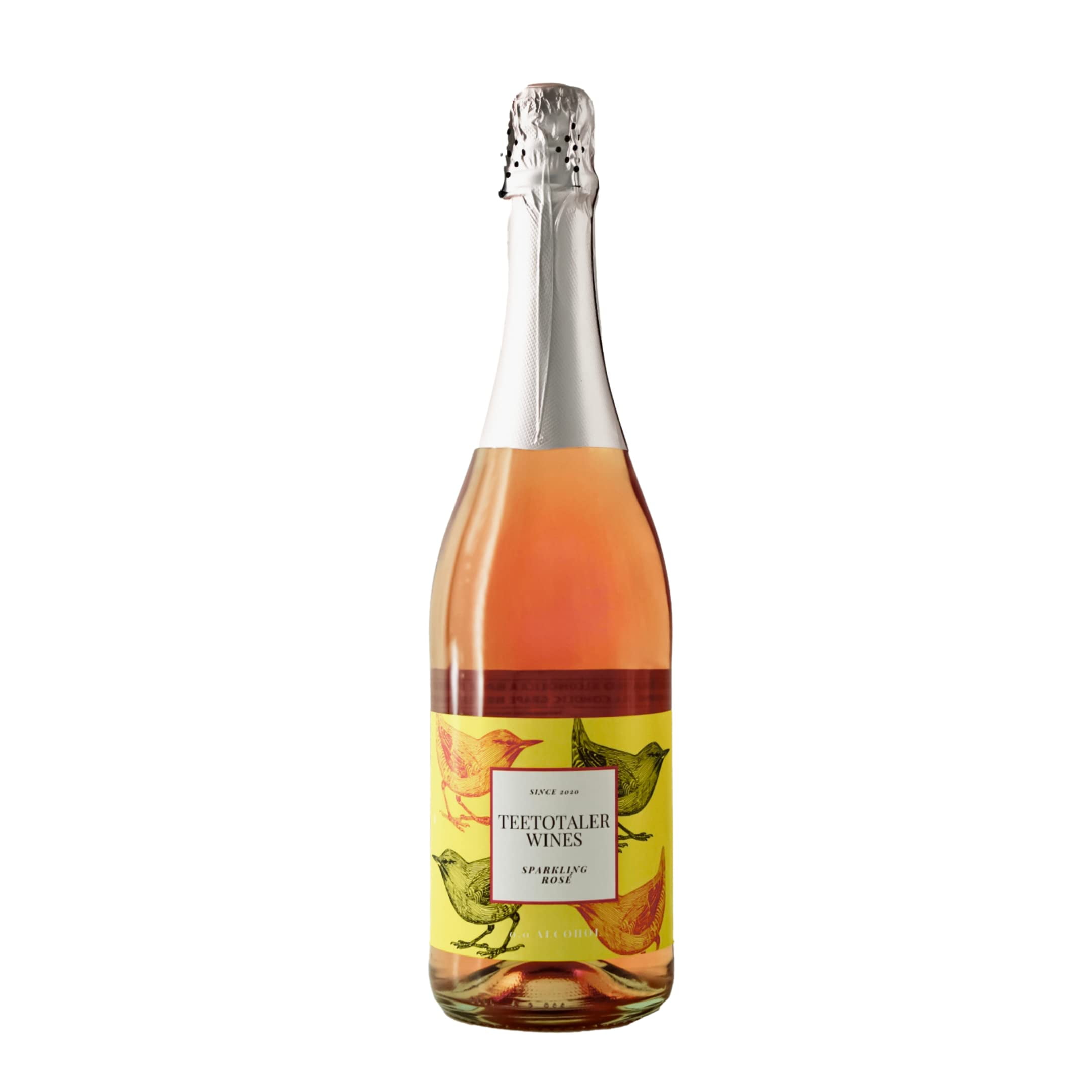 Teetotaler Non Alcoholic Wine - Sparkling Ros, 750mL, 6-Pack | Alcohol ...
