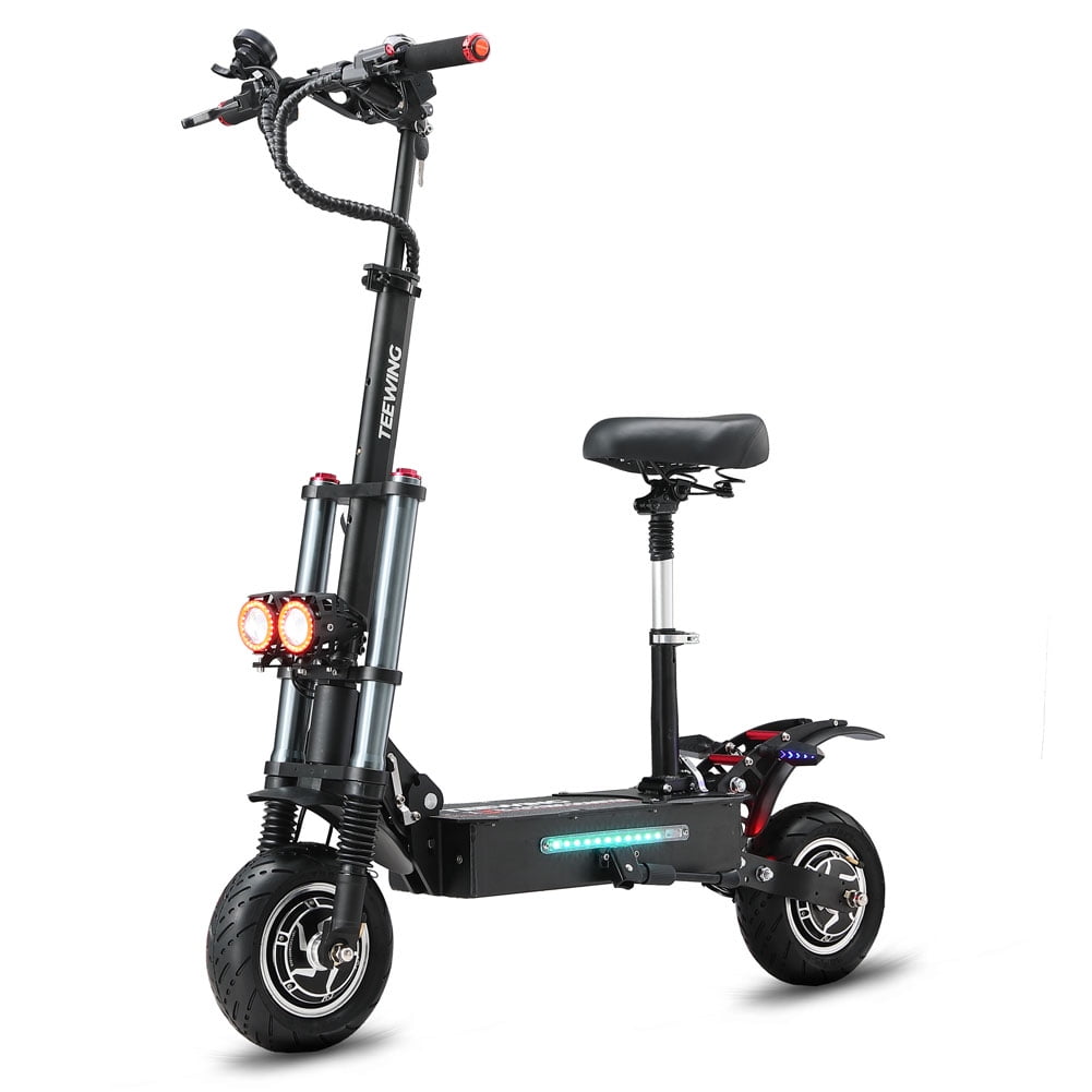 Teewing X3 Adult Electric Scooter, 3200W Dual Motor, 40 mph, 50 Miles ...