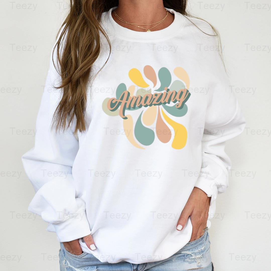 Teezy83 Simply Amazing Retro Text Graphic Design, Vintage Inspired ...