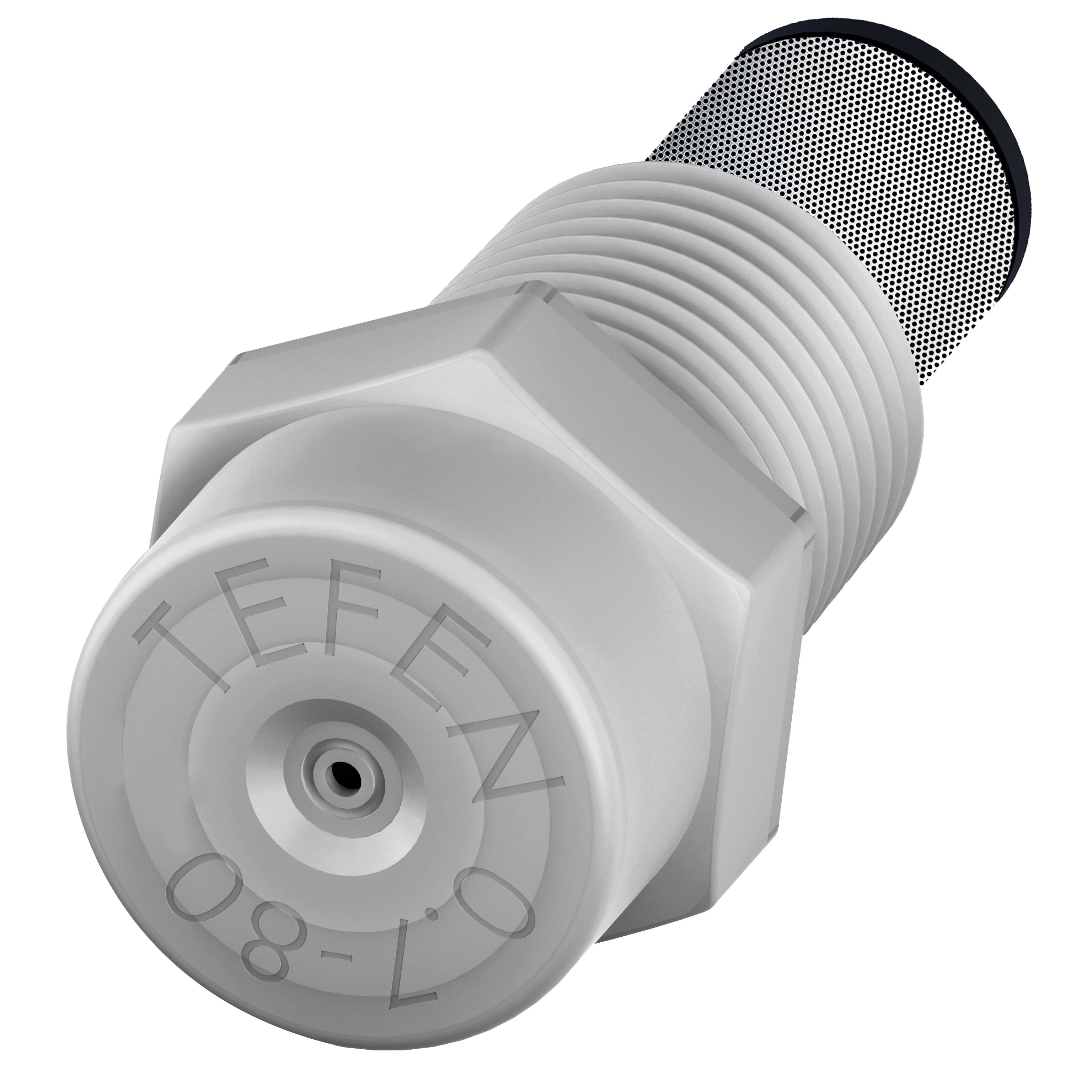 Tefen Fog Nozzle with Stainless Steel Filter Misting Poultry 1/8" NPT 1 ...