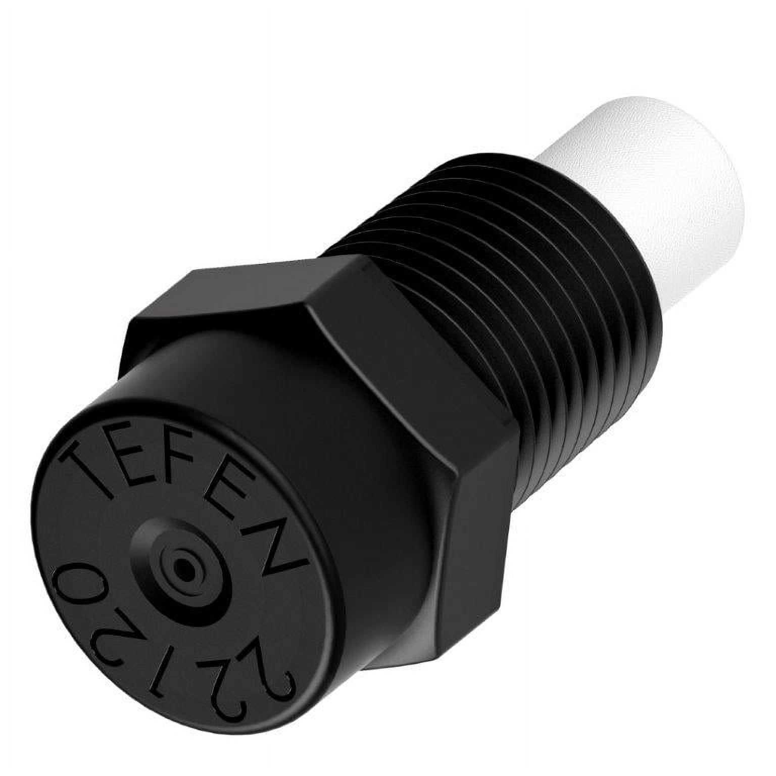 Tefen Plastic Fogger Misting Nozzle with Poly Filter Black 1/8" NPT 3 ...