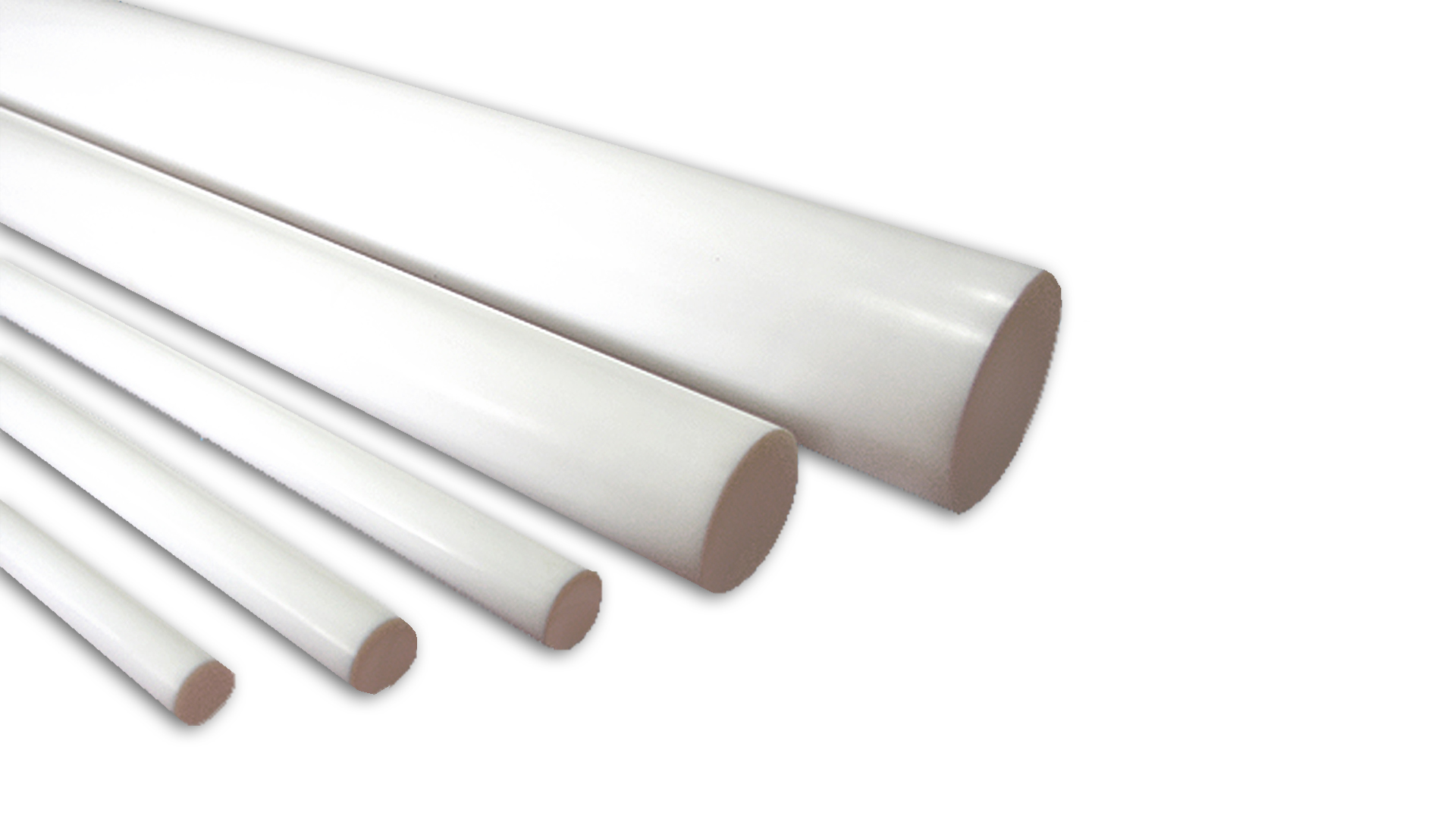 Teflon Round ROD kit, 3 inch lengths: Multiple Diameters - 1/2", 9/16 ...