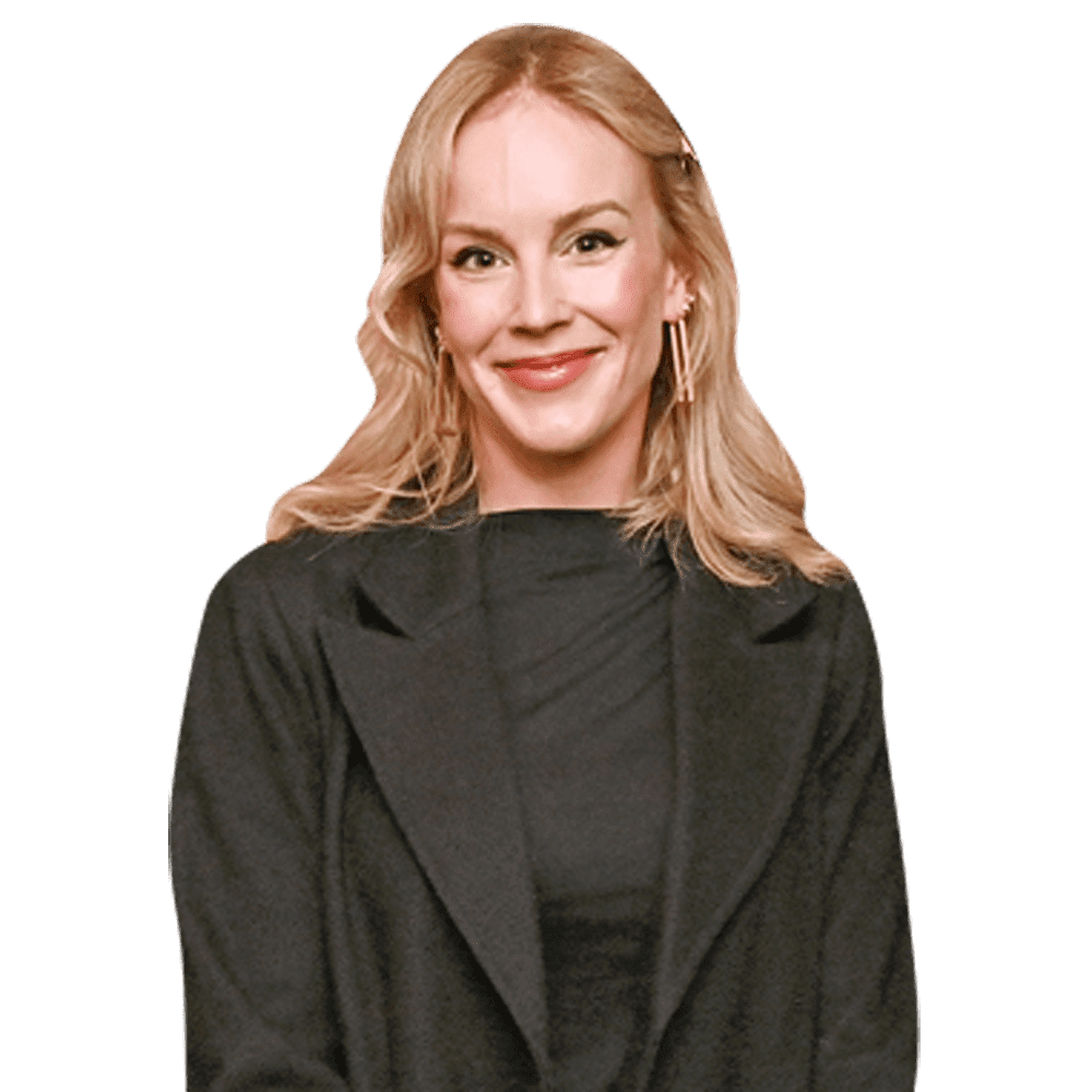 Tegan Verheul (Black Outfit) Half Body Buddy Cutout - Walmart.com