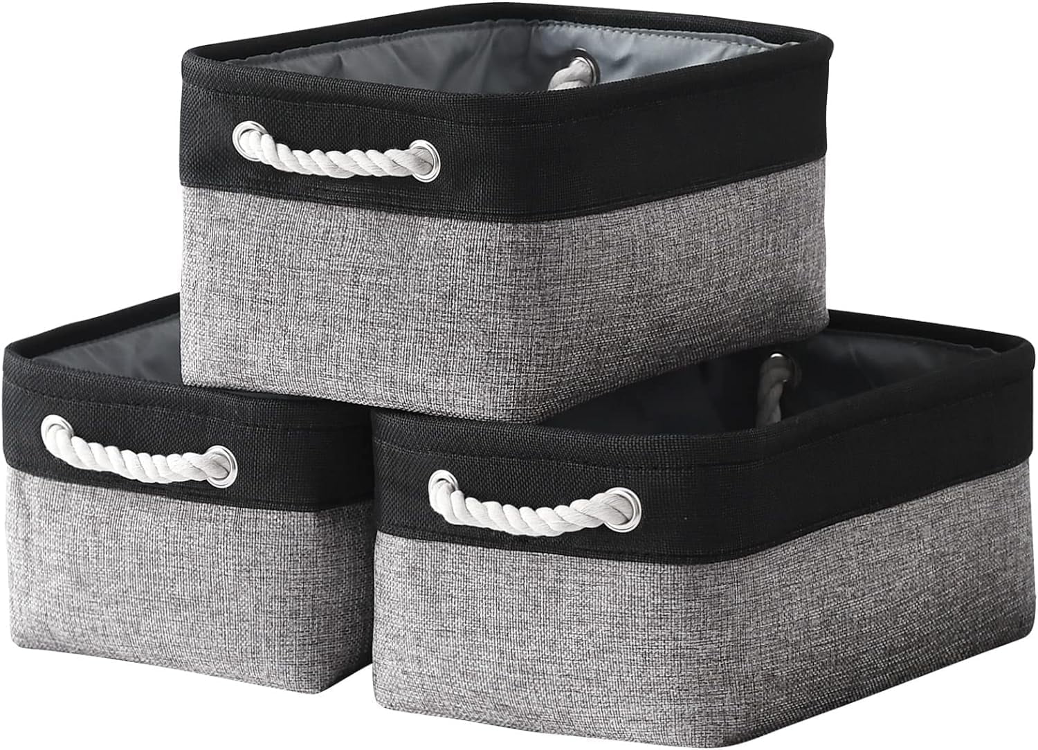 Tegance Storage Basket for Organizing - 14x10x7 inch Medium 3 Pack ...
