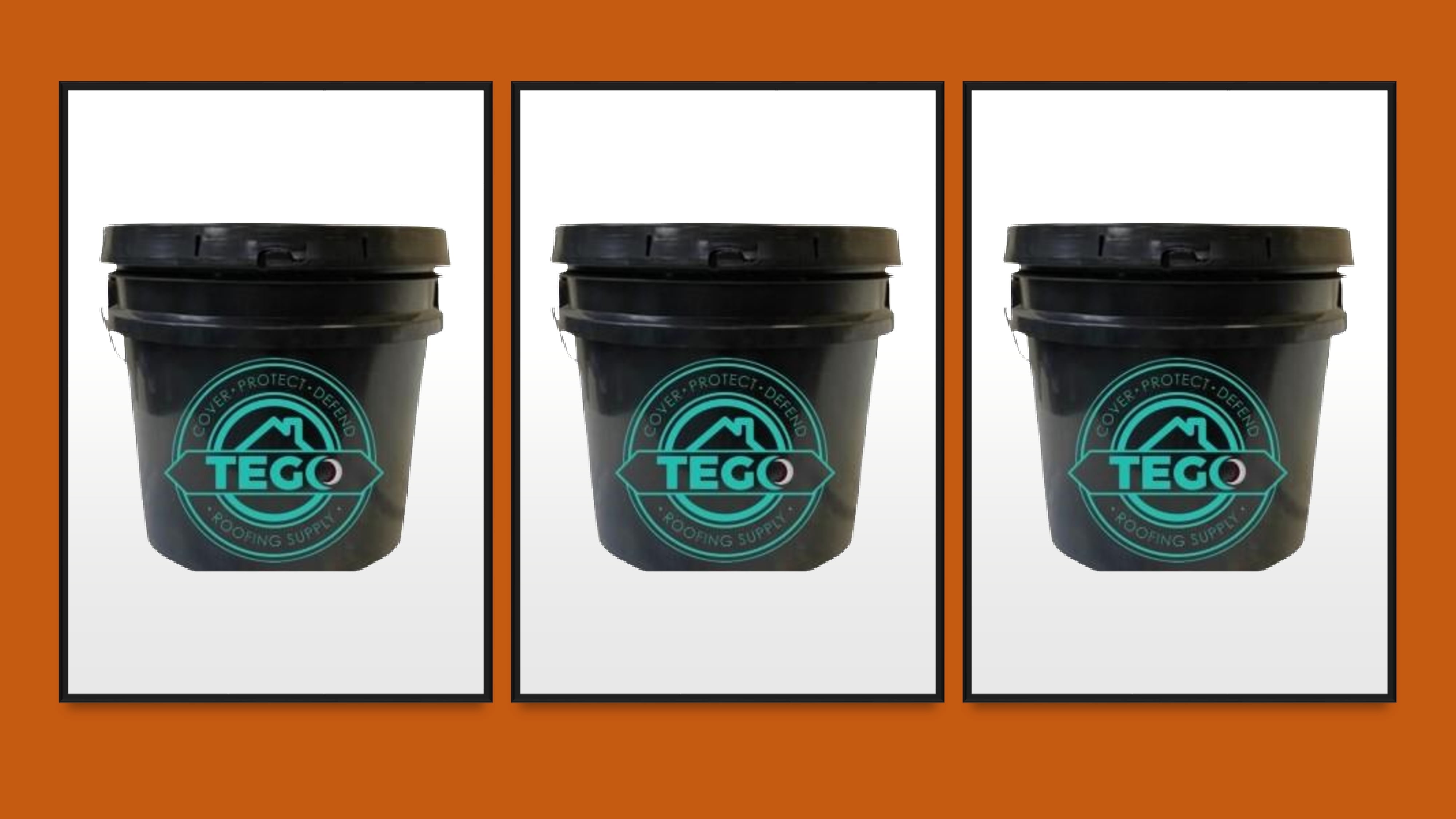 Tego Roofing Supply Latex Bonding Adhesive, 3-Pack, 1 Gallon for EPDM ...