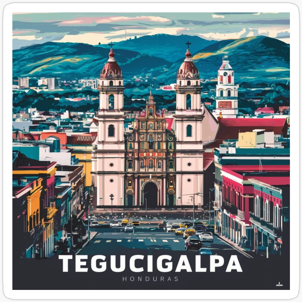 Tegucigalpa,Honduras Sticker Phone Decal Water Bottle Stickers Car ...