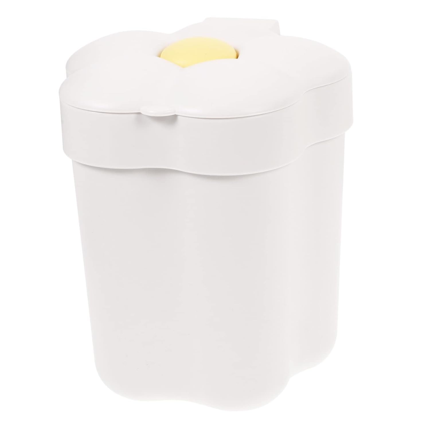 Tehaux Flower Trash Can The Office Decor Wastebasket For Bedroom ...