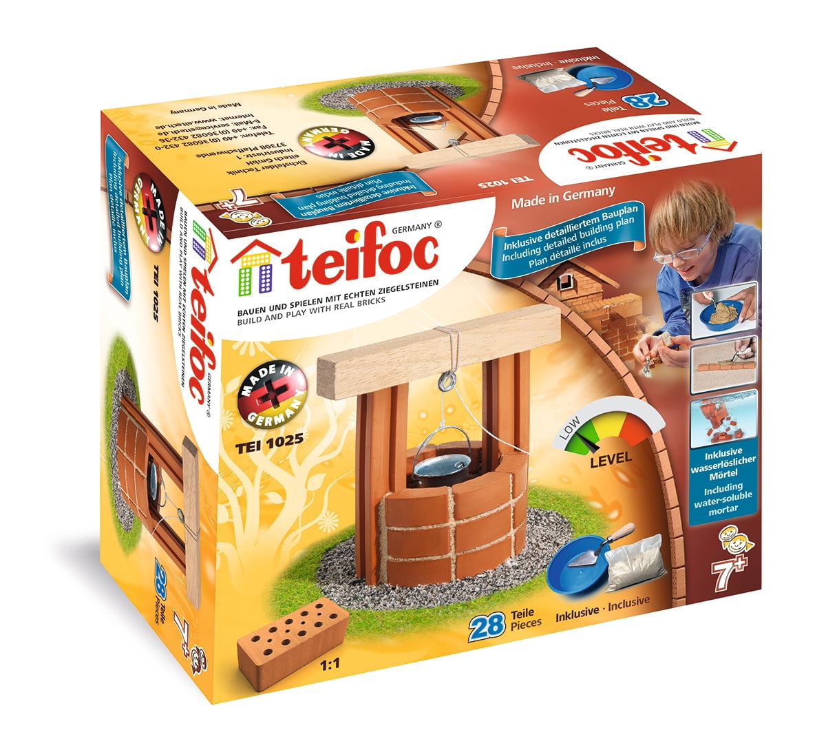 Teifoc 1025 Waterwell, Model Building Kit - 28 Piece - Walmart.com