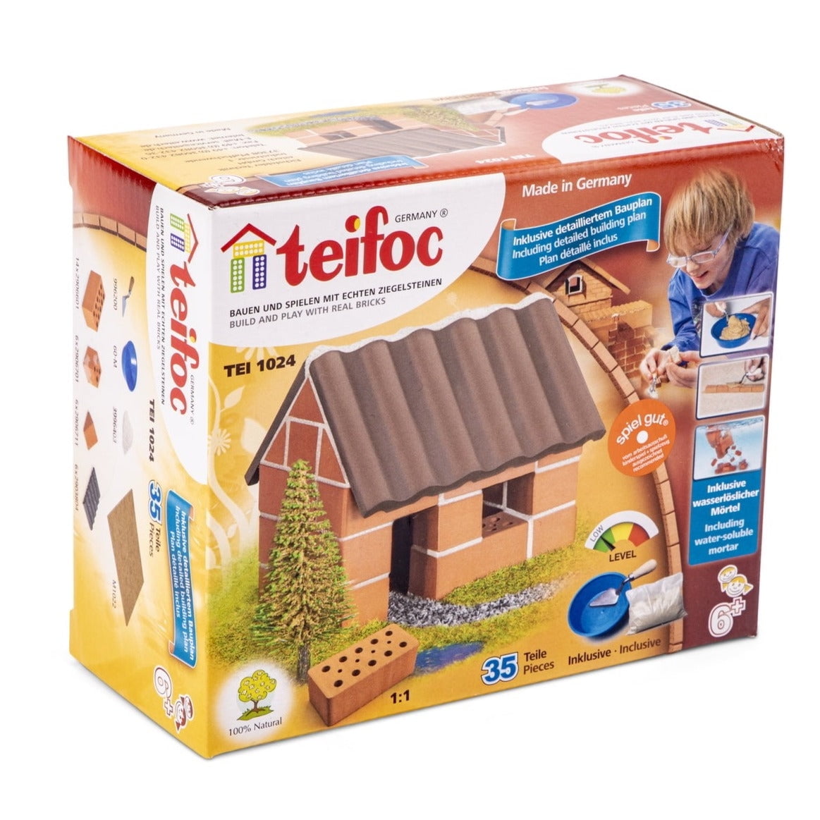 Teifoc 1024 Small Family House, Model Building Kit - 35 Piece - Walmart.com