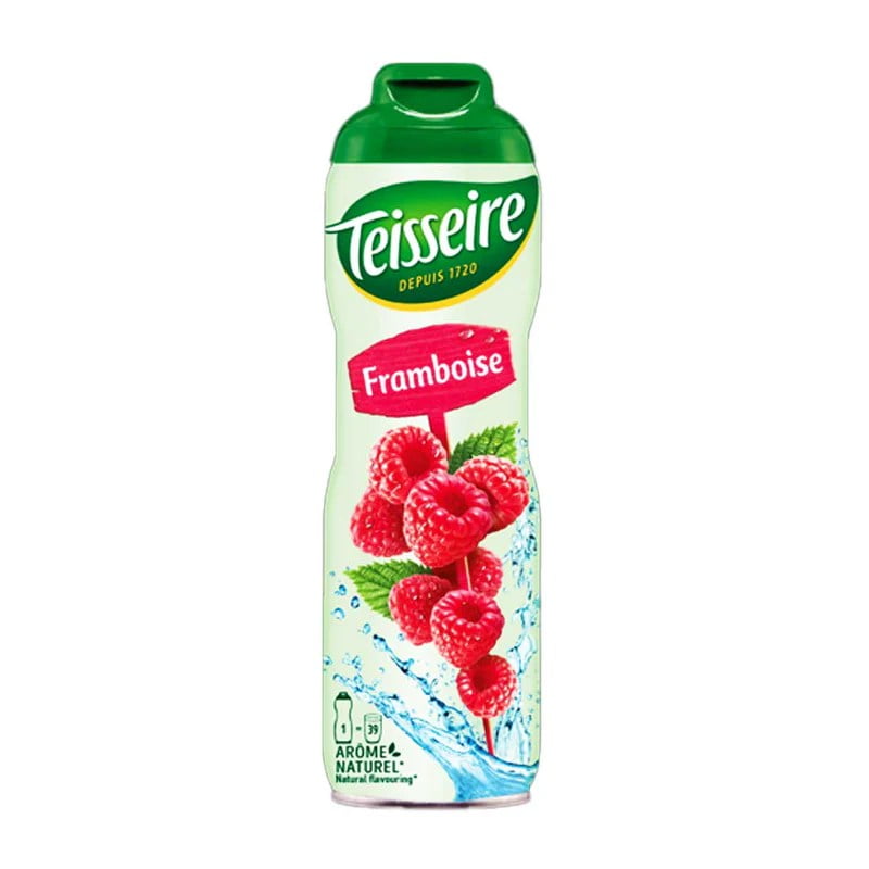 Teisseire Raspberry Syrup — 600ml (20.3 fl oz) French Syrup MADE IN ...