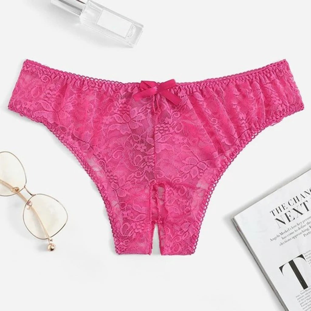 Teissuly 1PC Women Sexy Floral Lace Panty Underwear Brief Plus ...