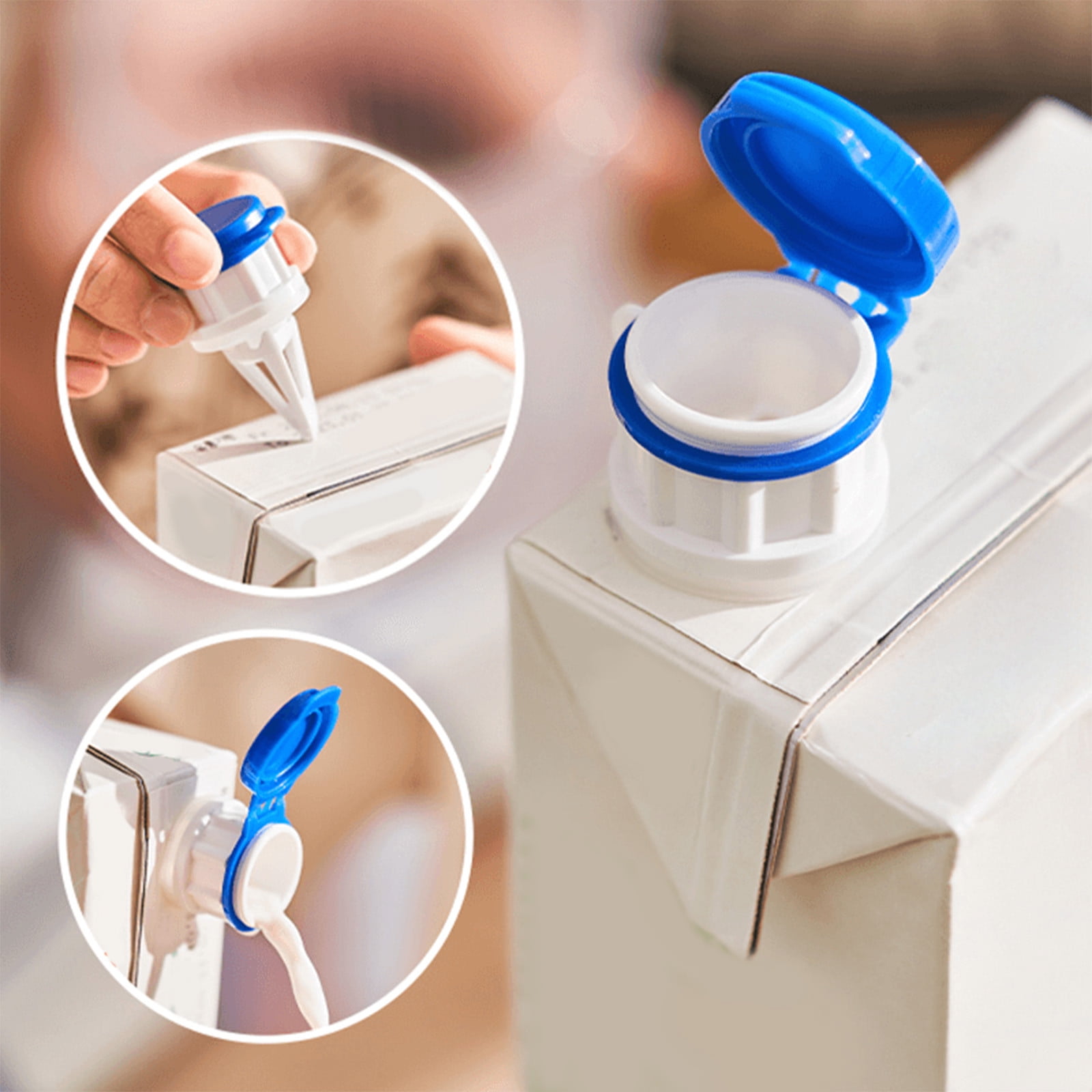 Teissuly 2 PCS Box Drink Deflector Portable Box Milk Dispenser Box ...