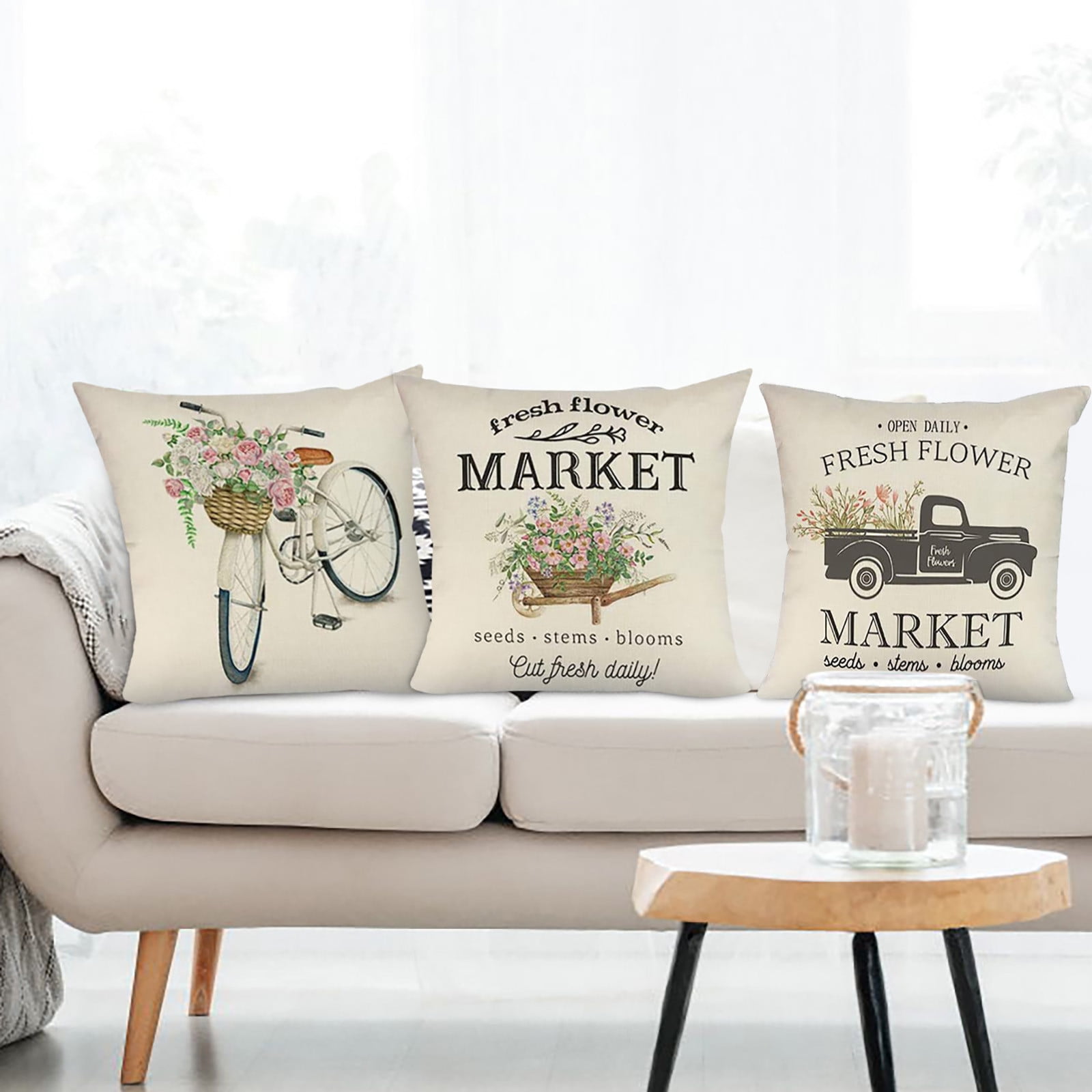 Teissuly 2021 Spring Decor Pillows for Couch Retro Pillows for Living ...