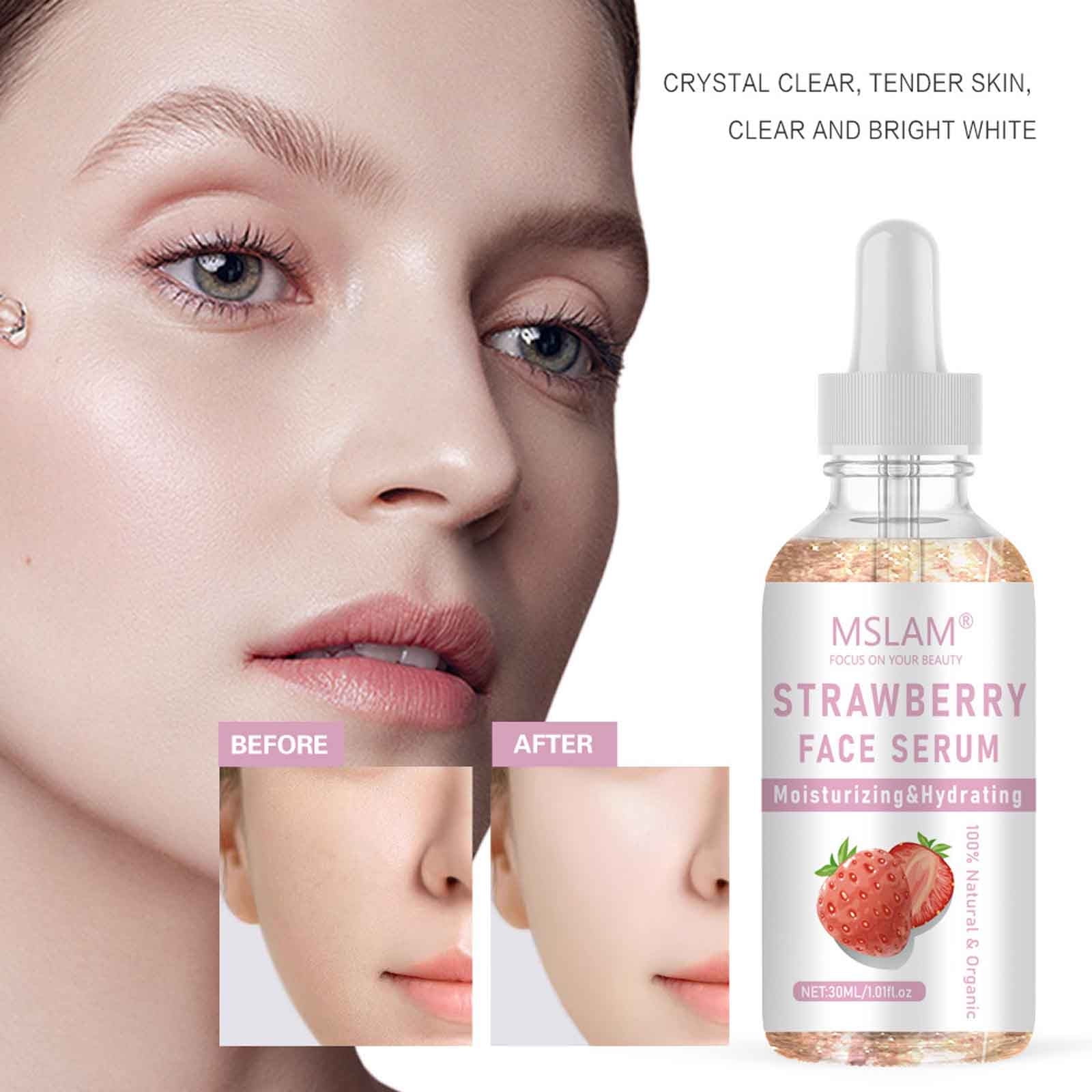 Teissuly 24K Golden Strawberry Face Fruit Essence Delicate Skin ...