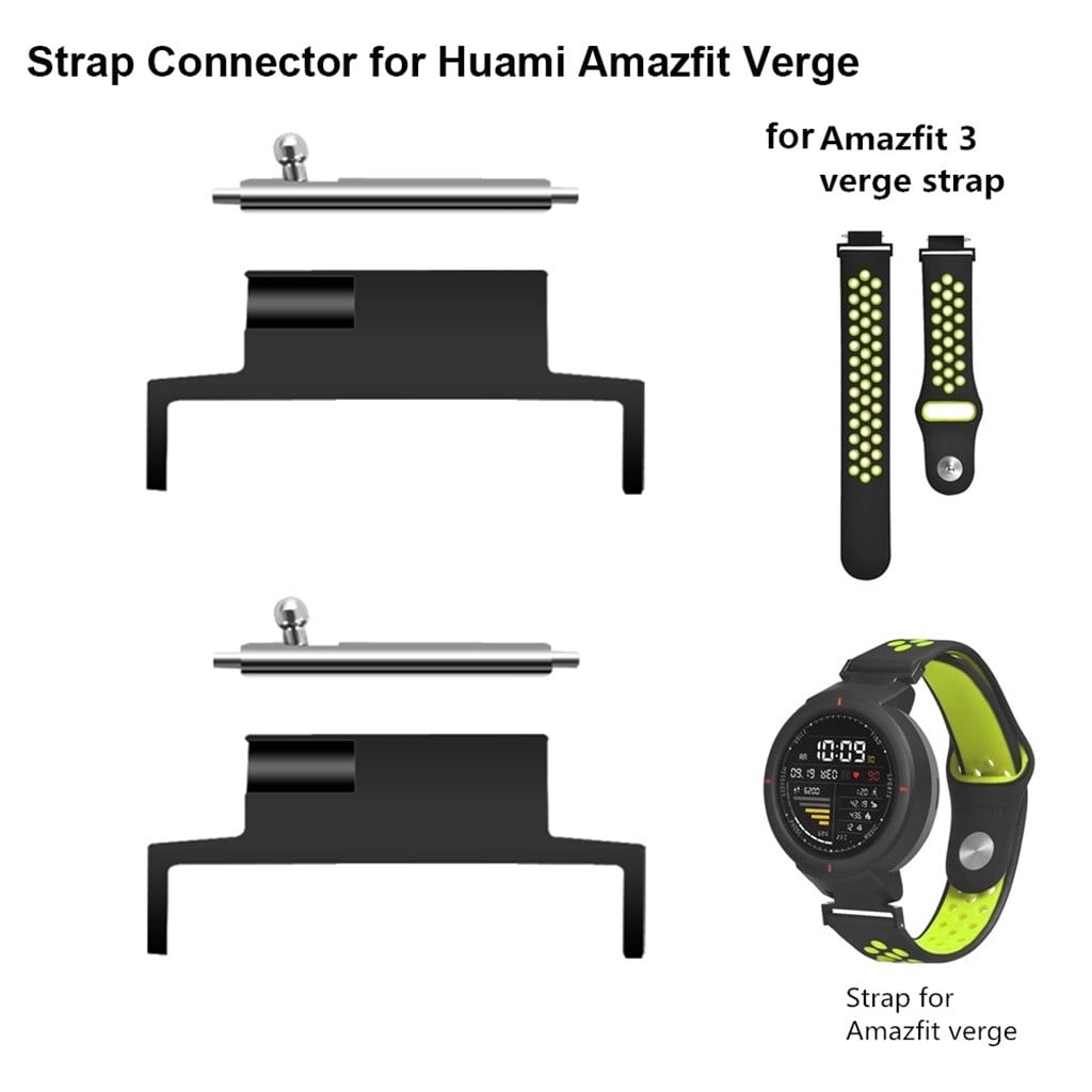 Teissuly 2Pairs Band Adapter Bracelet Strap Connector for Amazfit Smart ...