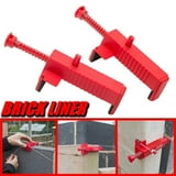 Teissuly 2Pcs Brick Liner Runner Wire Drawer Bricklaying Tool Fixer for ...