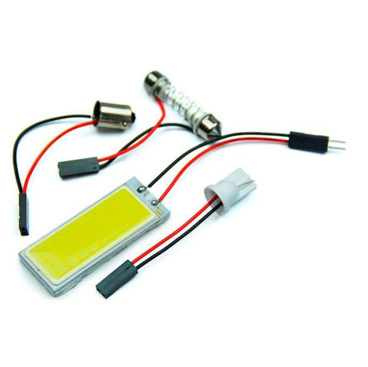 Teissuly 2pcs HID White 36 COB LED Dome Map Light Bulb Car Interior ...