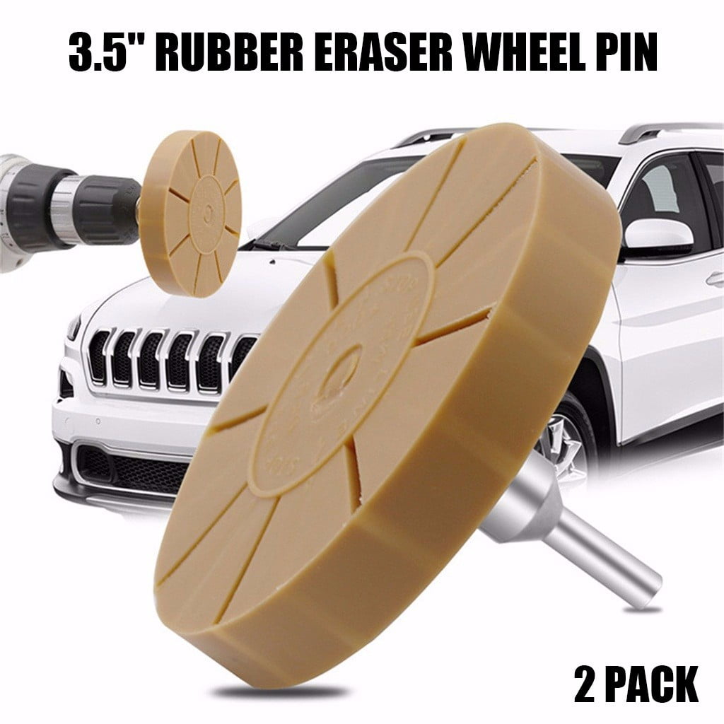 Teissuly 3.5 Rubber Eraser Wheel Pin Stripe Decal Car Sticker Caramel ...