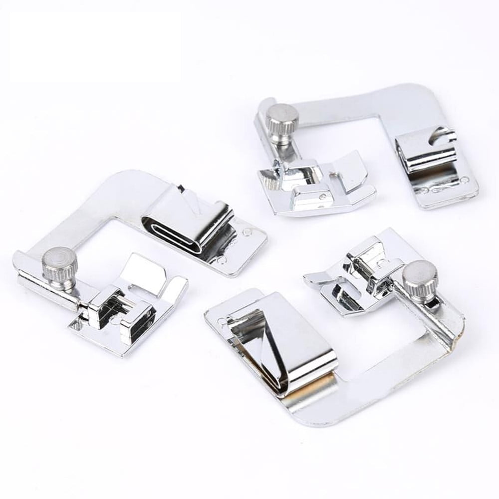 Teissuly 3 Sizes Rolled Hem Pressure Foot Sewing Machine Presser Foot ...