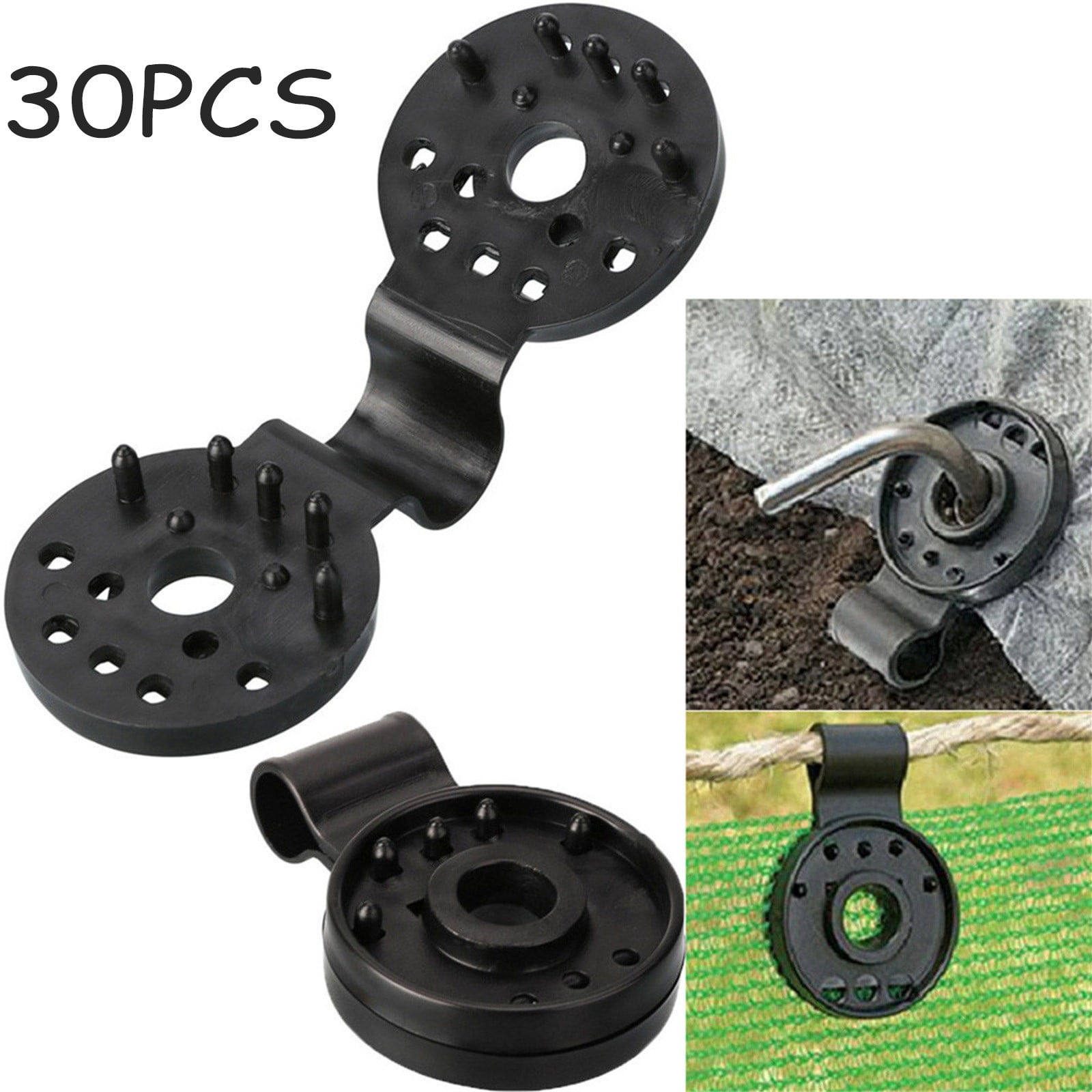 Teissuly 30 Pack Shade Cloth Heavy Duty Lock Grip, Shade Cloth Fix ...
