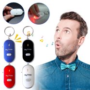 4 Pc Key Finder Locator Anti Lost Keys Keychain Tracker Whistle Sound ...