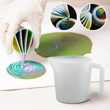 Paint Pouring Split Cup Silicone Divider Color Mixing Cup Mixing Paint ...