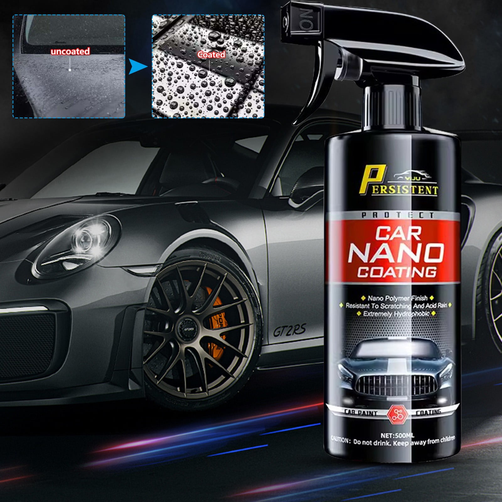 Teissuly Automotive Refurbishment Coating Agent Liquid Spray Crystal ...