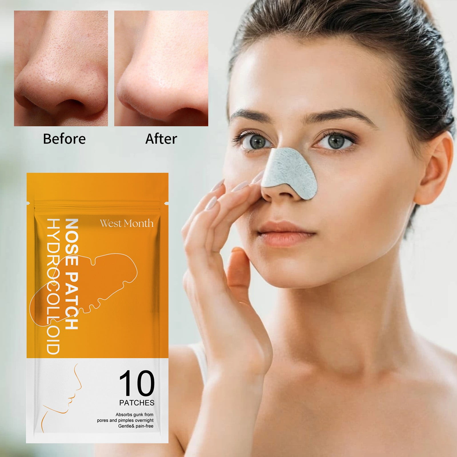 Teissuly Blackhead Remover Patch Melting Pack Nose Strips For
