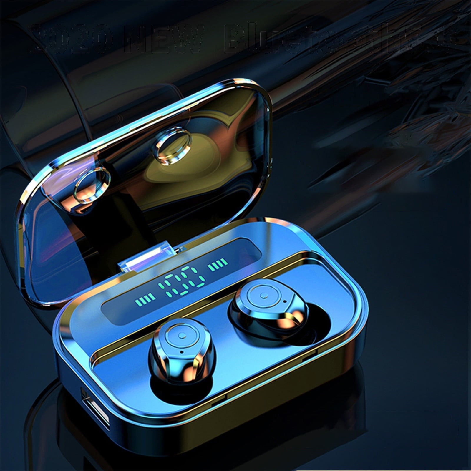 Teissuly Bluetooth Headphones Wireless Earbuds, with Playtime Sports ...