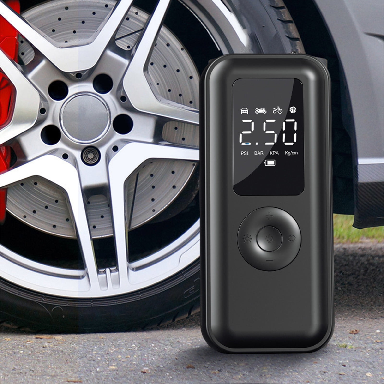 Teissuly Car Inflatable Pump, Portable Tire Pump, Electric Pump For ...