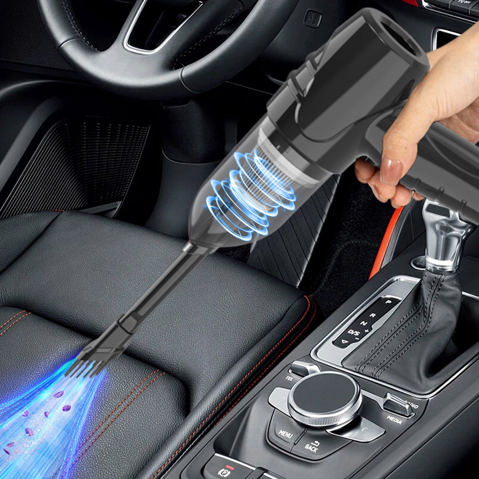 Teissuly Clearance Car Mounted Wireless Vacuum Cleaner With Integrated ...