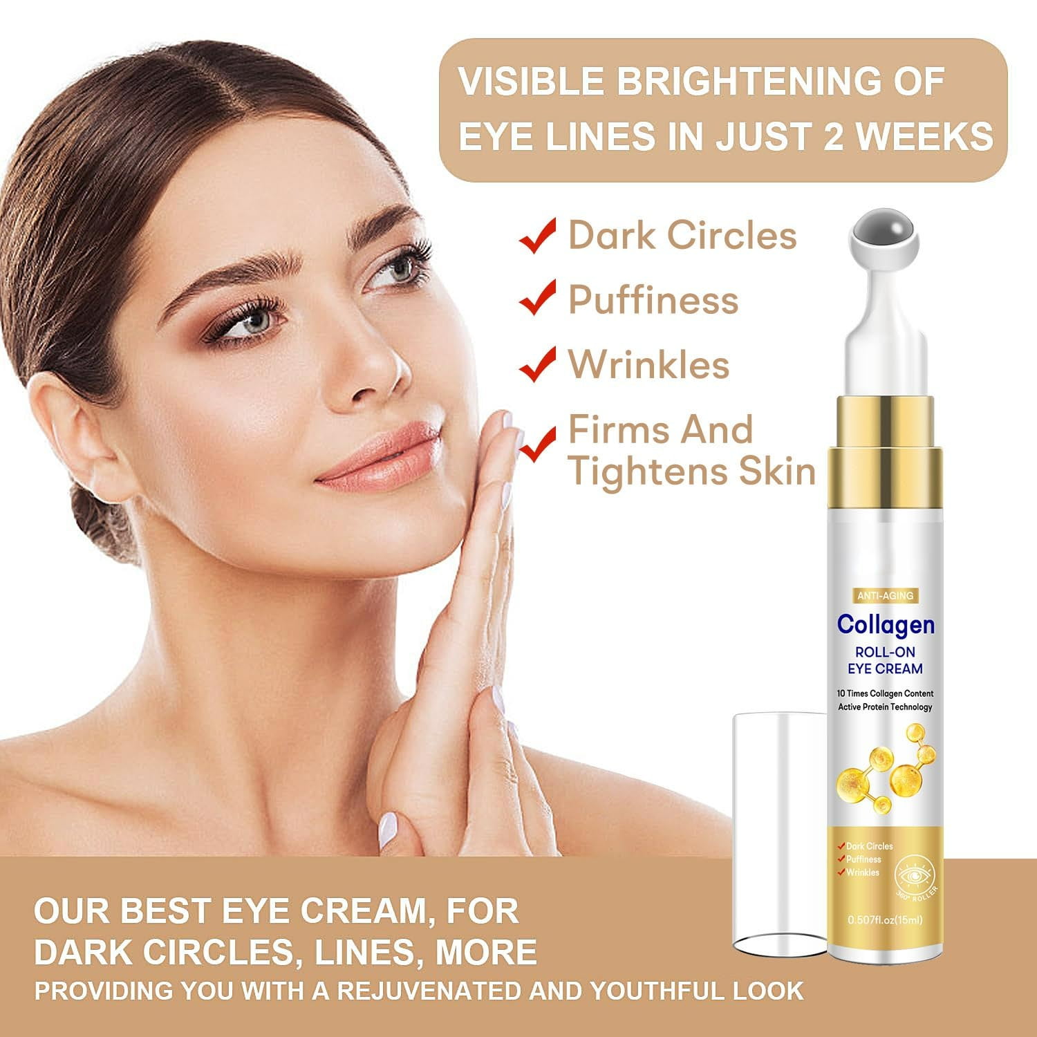 Teissuly Clearance Collagens Eye Cream Antis-wrinkle Essences Fade Fine ...