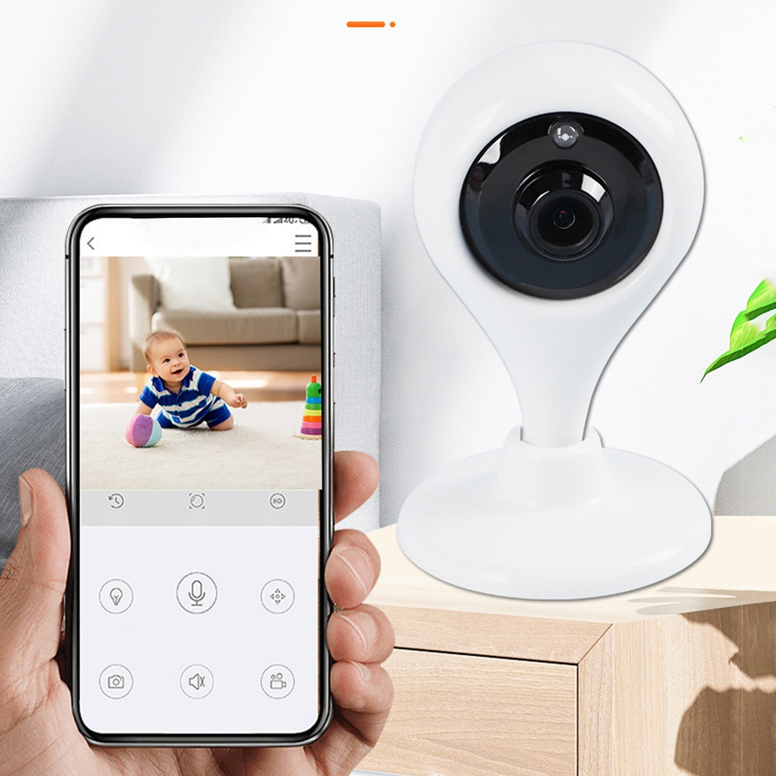 Teissuly Clearance Complete Home Surveillance Wireless WiFi Monitoring ...