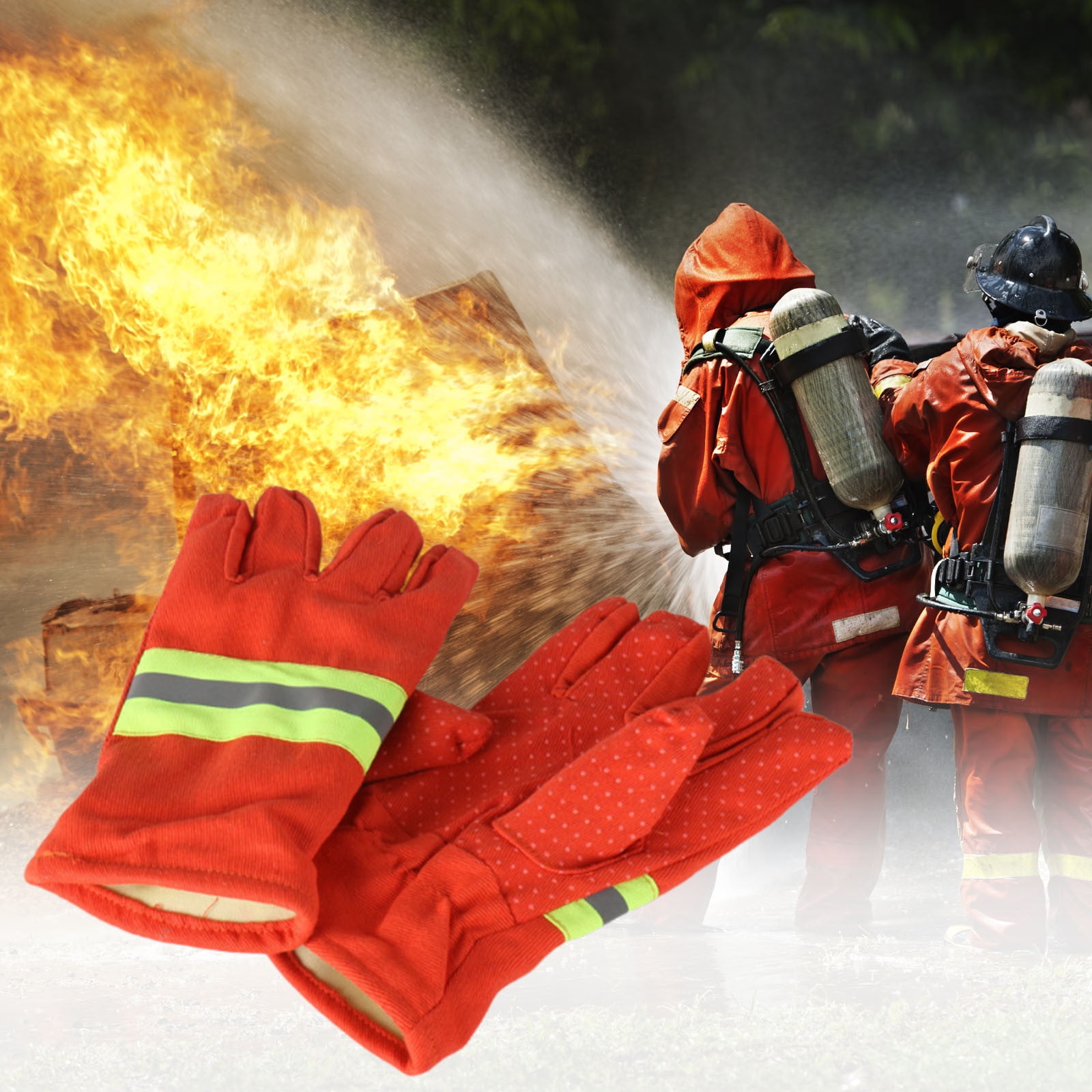 Teissuly Clearance Fire Retardant Fire Insulation Gloves Emergency ...