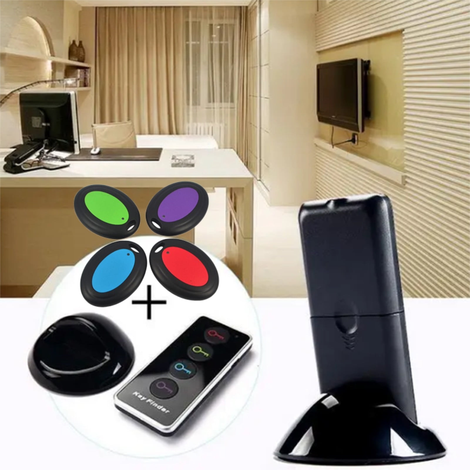 Teissuly Clearance Key Finder 131ft Working Range Wireless Remote ...
