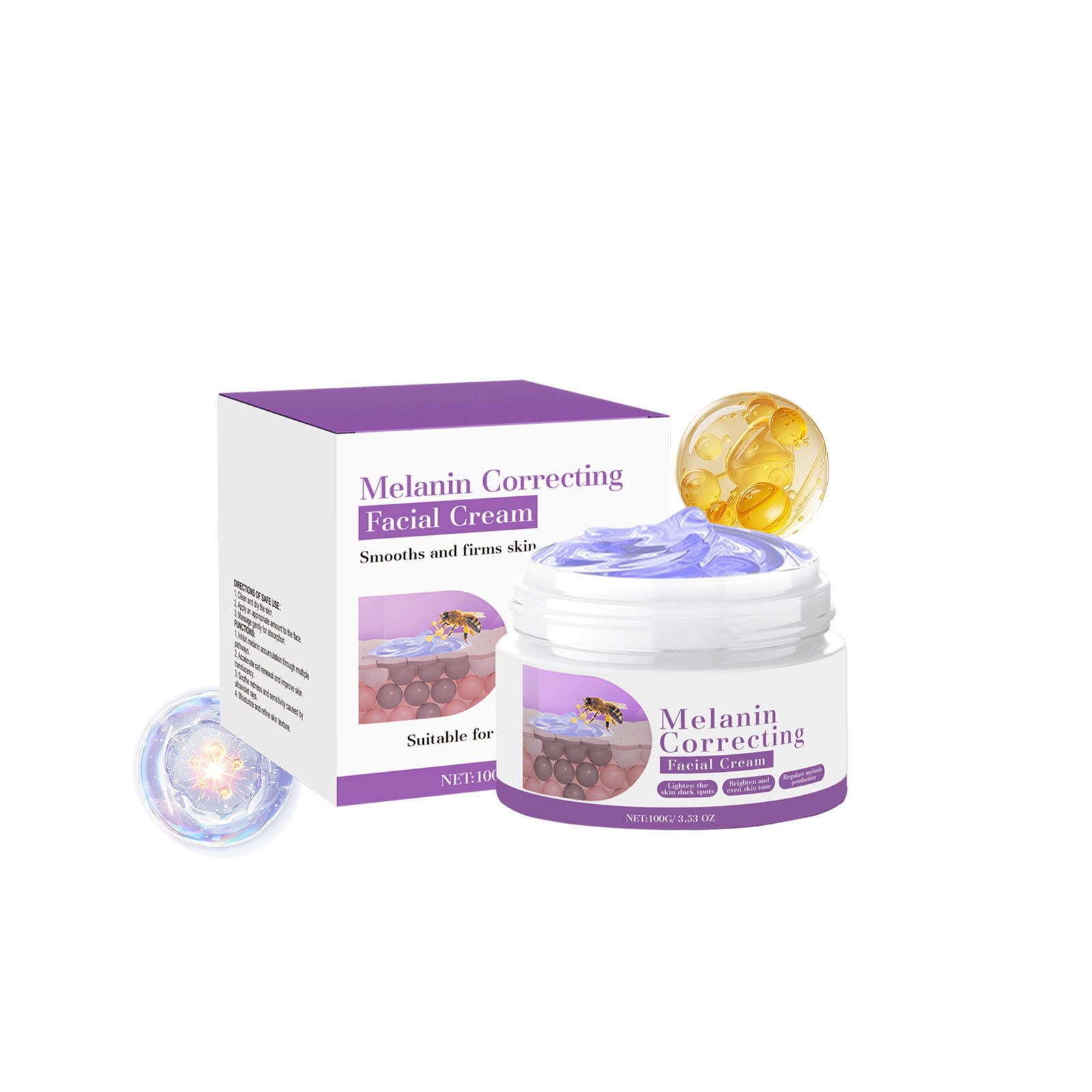 Teissuly Clearance Melanin Correcting Facial Cream Multi-channel Reduce ...
