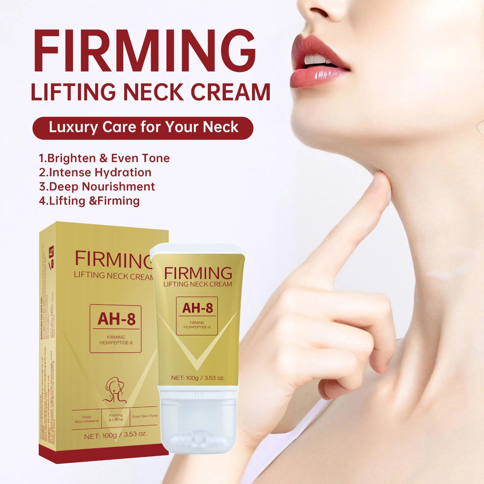 Teissuly Clearance Neck Firming Roller Cream Deeply Moisturizes ...