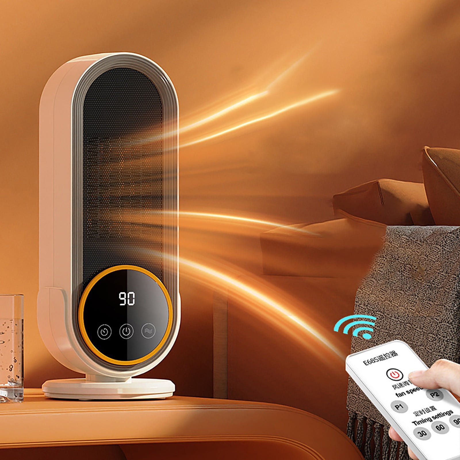 Teissuly Clearance Portable Space Heaters Office Desk Heaters Small ...