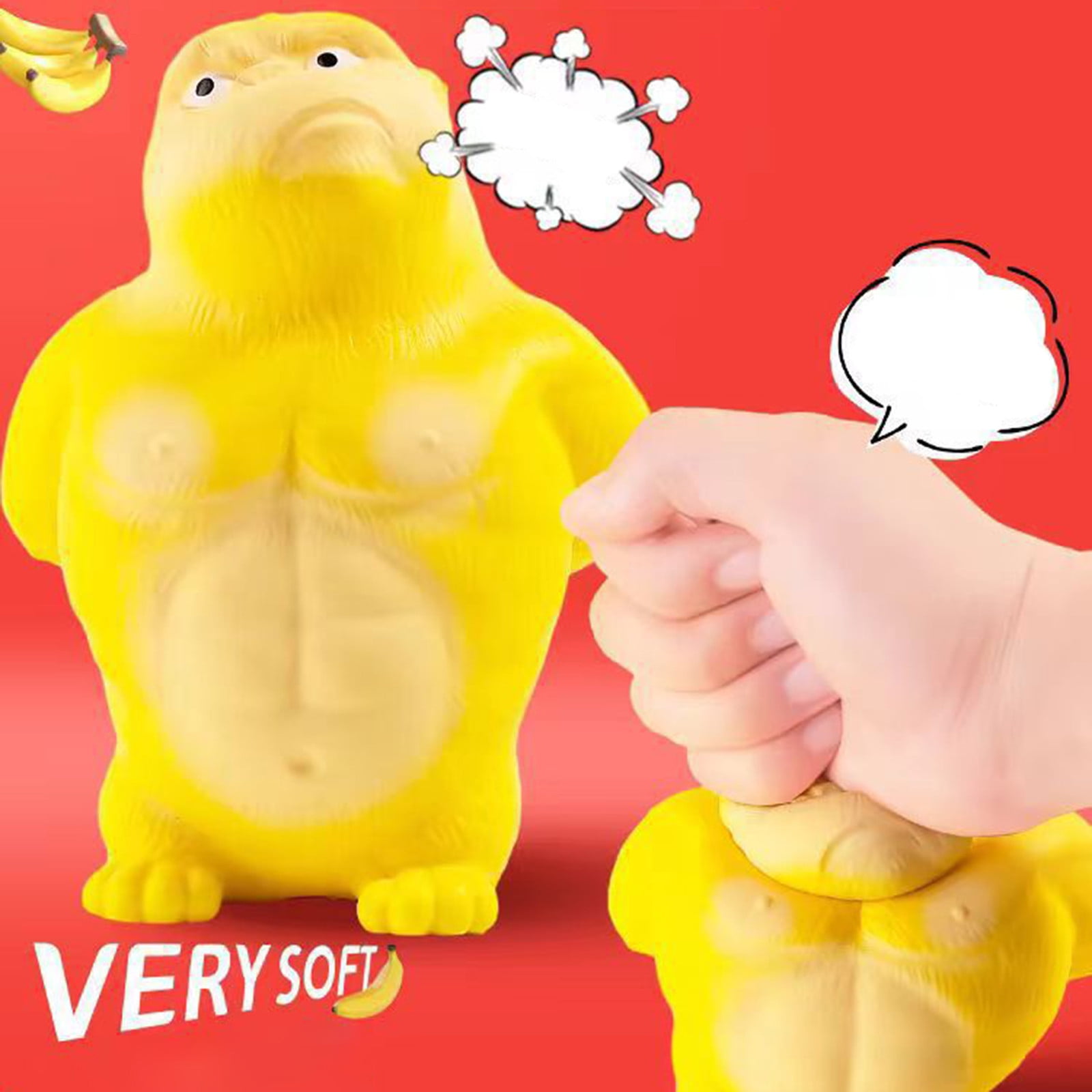 Teissuly Clearance Pressure Toy Mr. Huang Pinching Music Slow Gift ...